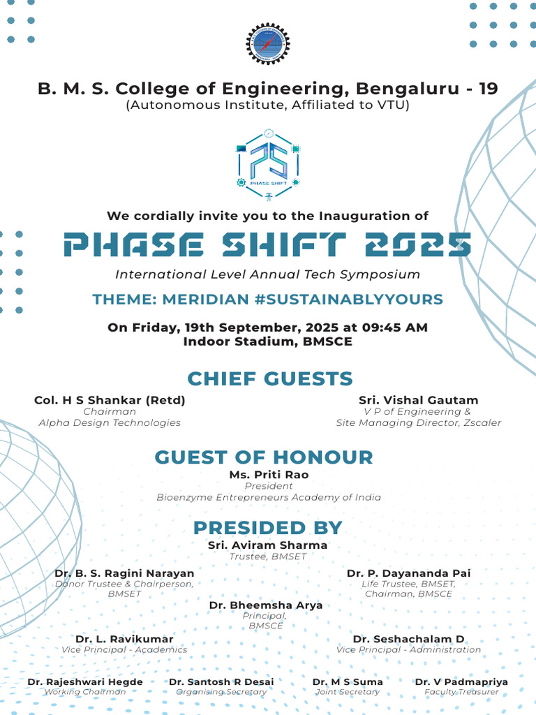 PHASE SHIFT 2025 Inauguration - 250918 - 113310 | PDF