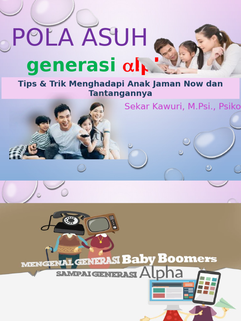Pola Asuh Generasi Alfa | PDF