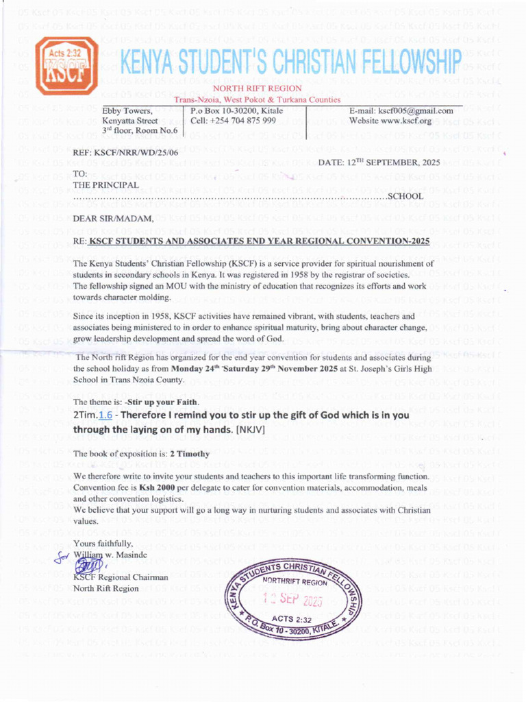 Convention Invitation Letter | PDF