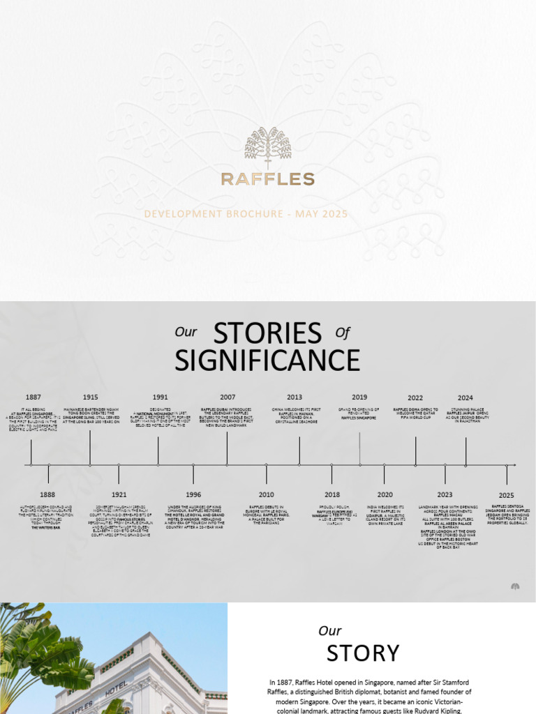 Raffles: Legacy of Luxury and Culture | PDF | Hotel | Foodservice