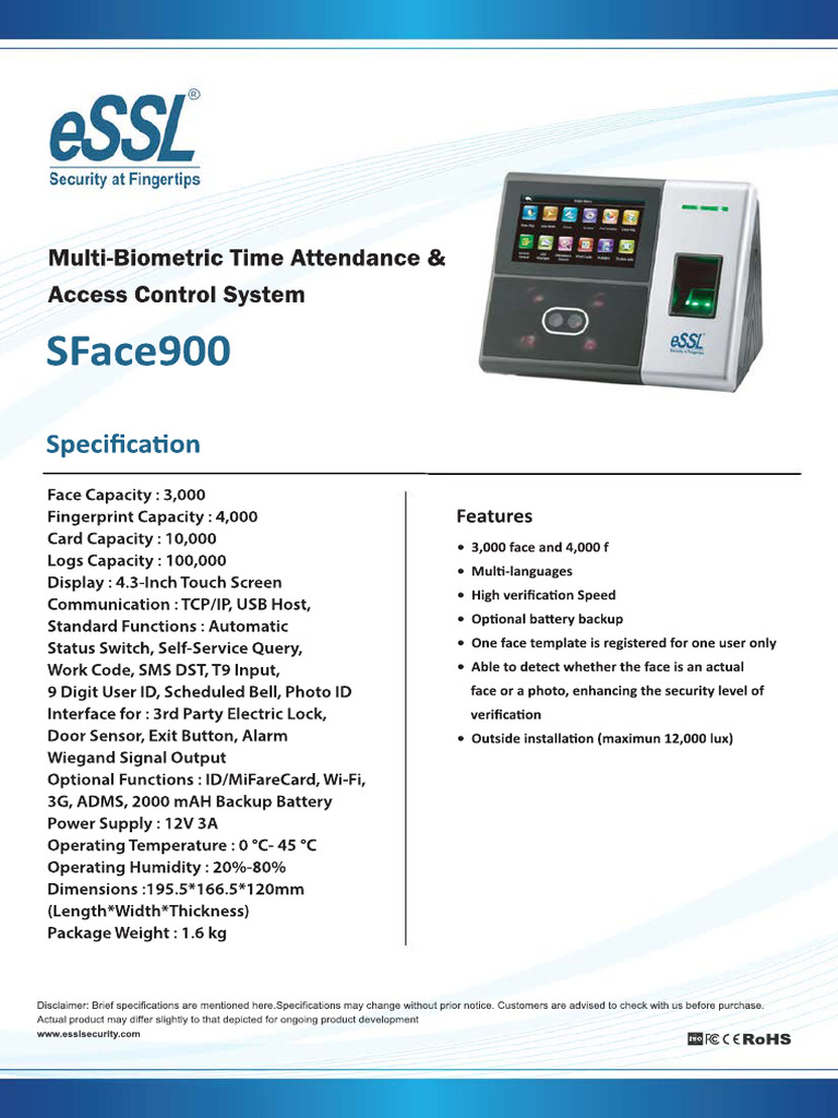SFace 900 | PDF