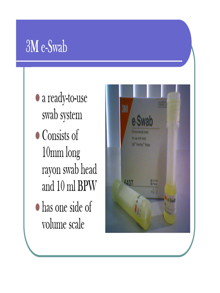 3M E-Swab | PDF