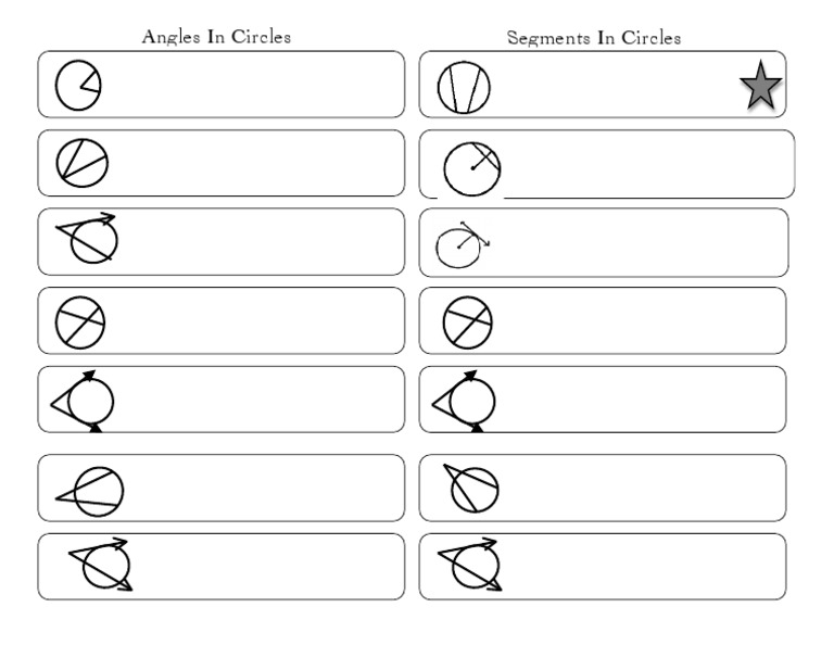 Geometry: Circles and Segments | PDF