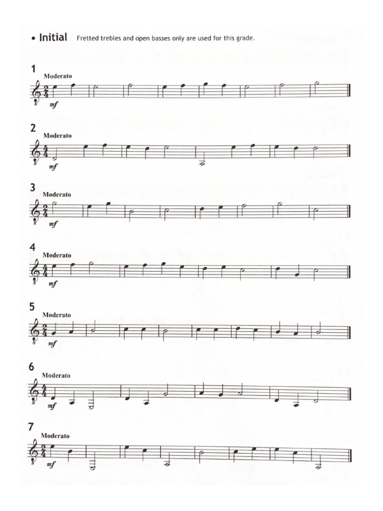Initial Sight Reading | PDF