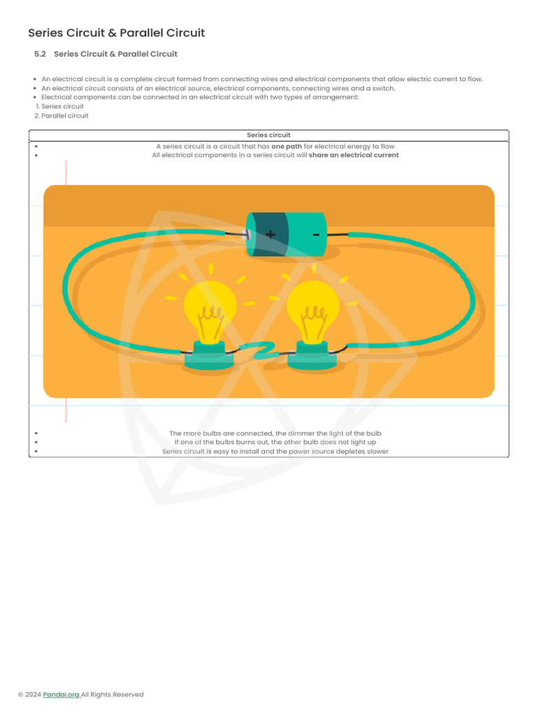 Series Circuit and Parallel Circuit | PDF