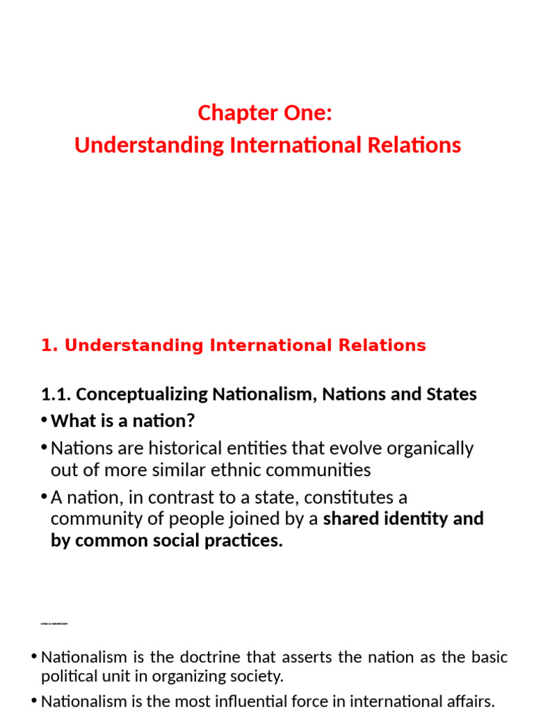 Global Trend Chapter One PPT CH 1 | PDF | Polarity (International ...