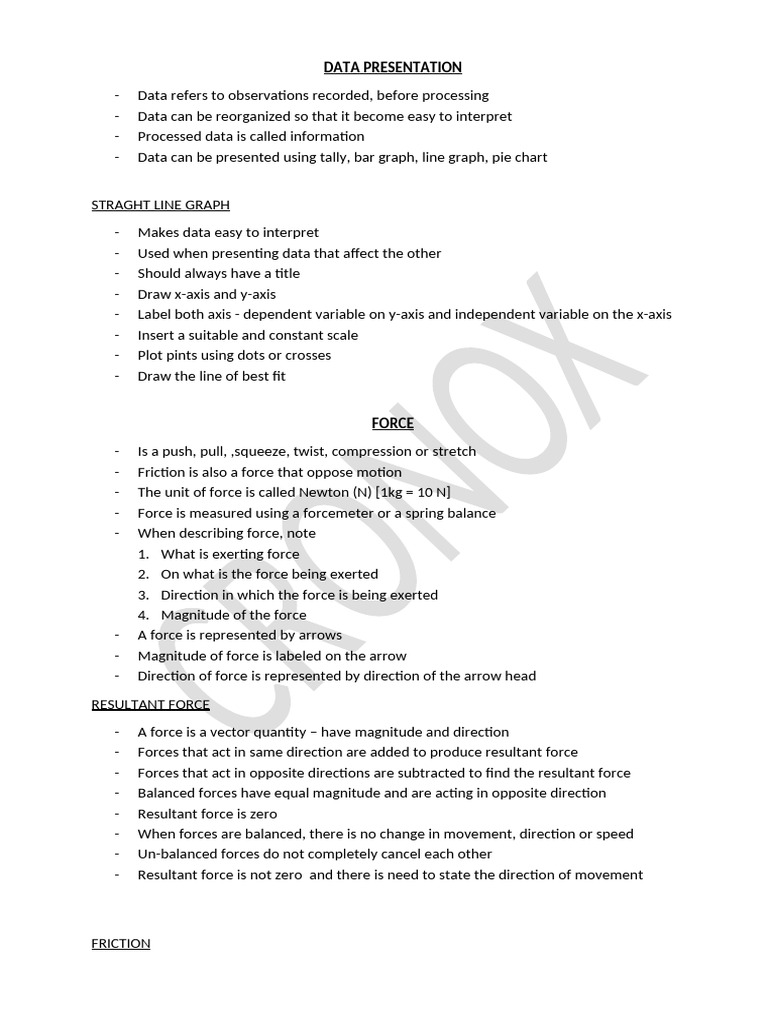 Science FORM 2 Notes Physics | PDF | Voltage | Electric Current