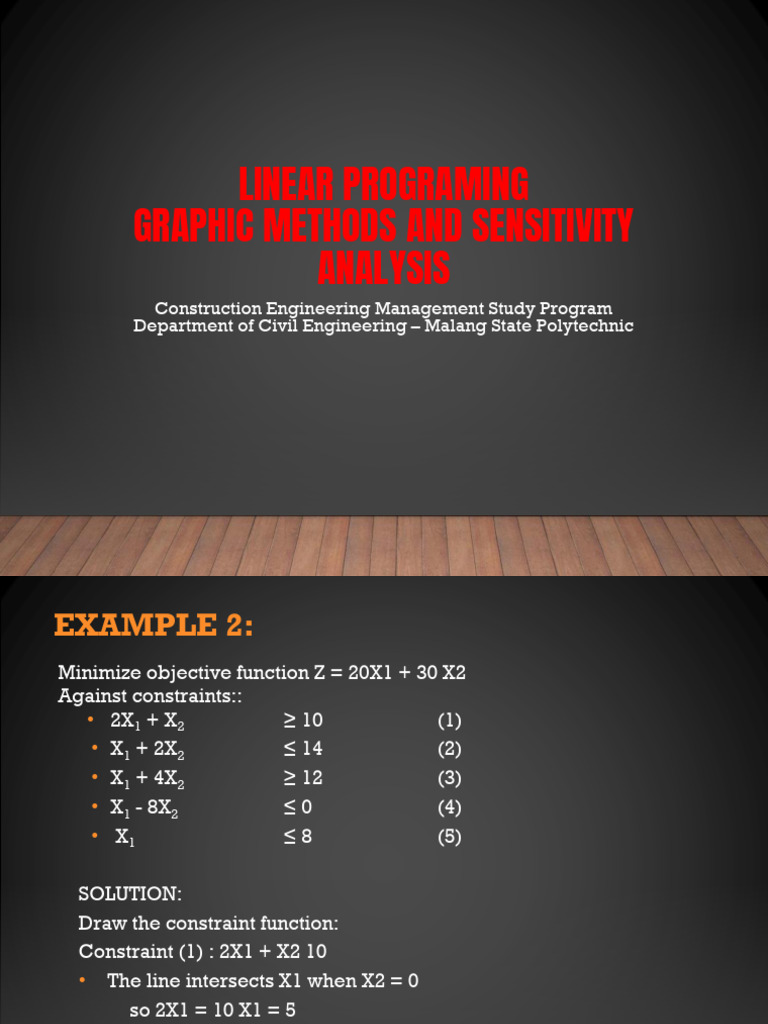 3b-Graphic Method 3-Sensitivity Analysis | PDF | Mathematical Optimization | Sensitivity Analysis