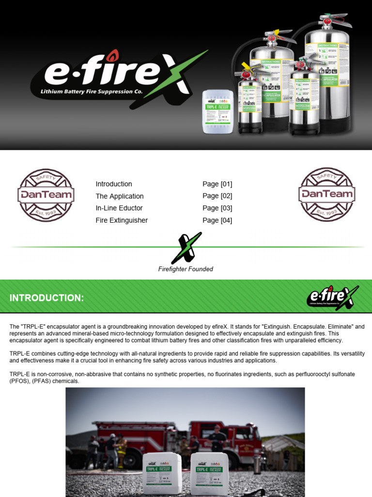 E-fireX - The Dan Team - Company Overview & Instructions | PDF ...