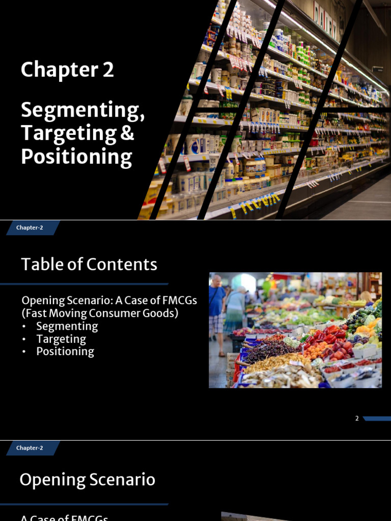 Ch-02 Segmenting, Targeting & Positioning | PDF | Market Segmentation ...