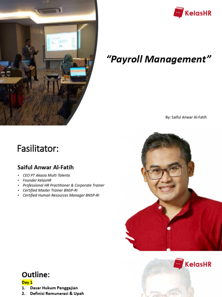 Payroll Management (Day 1)Update 2024 | PDF