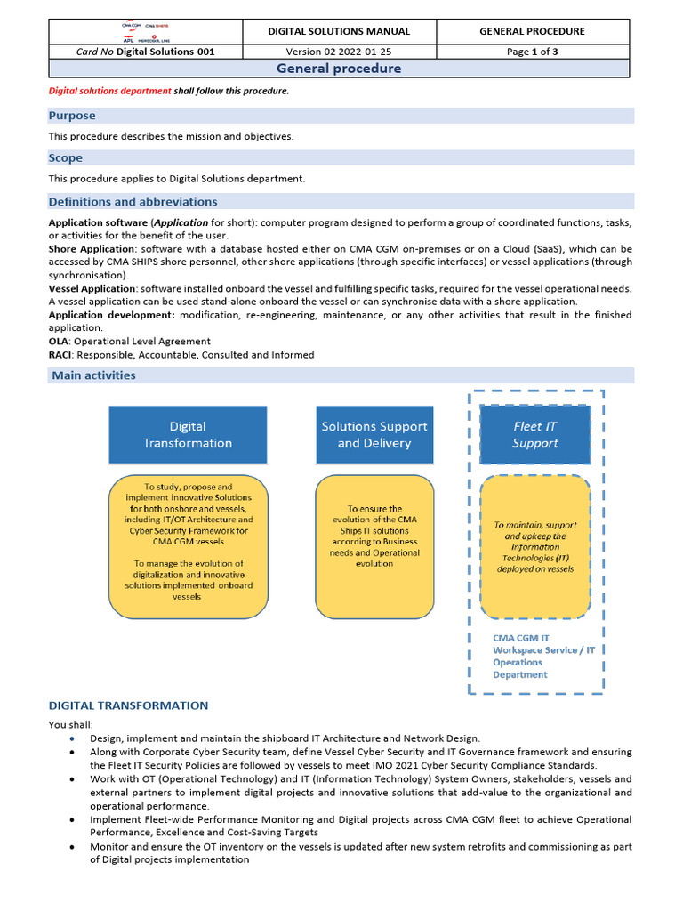 Digital Solutions-001 General Procedure | PDF | Computer Security ...