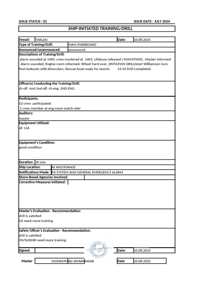 Man Over Board | PDF