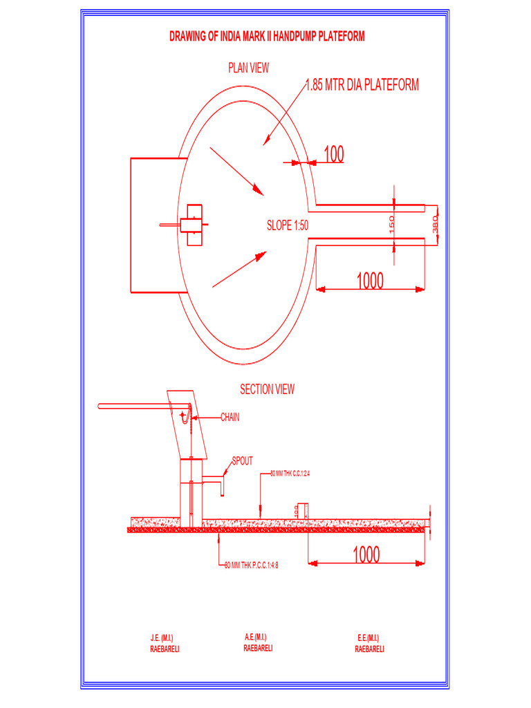 India Mark II Handpump Platform Design | PDF