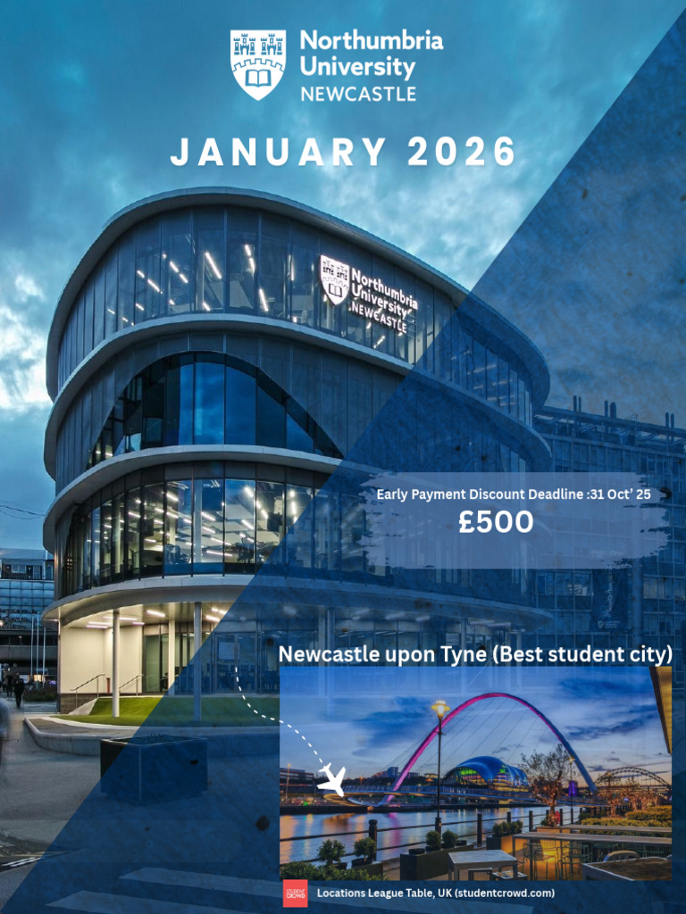 Northumbria University January 2026 Courses | PDF