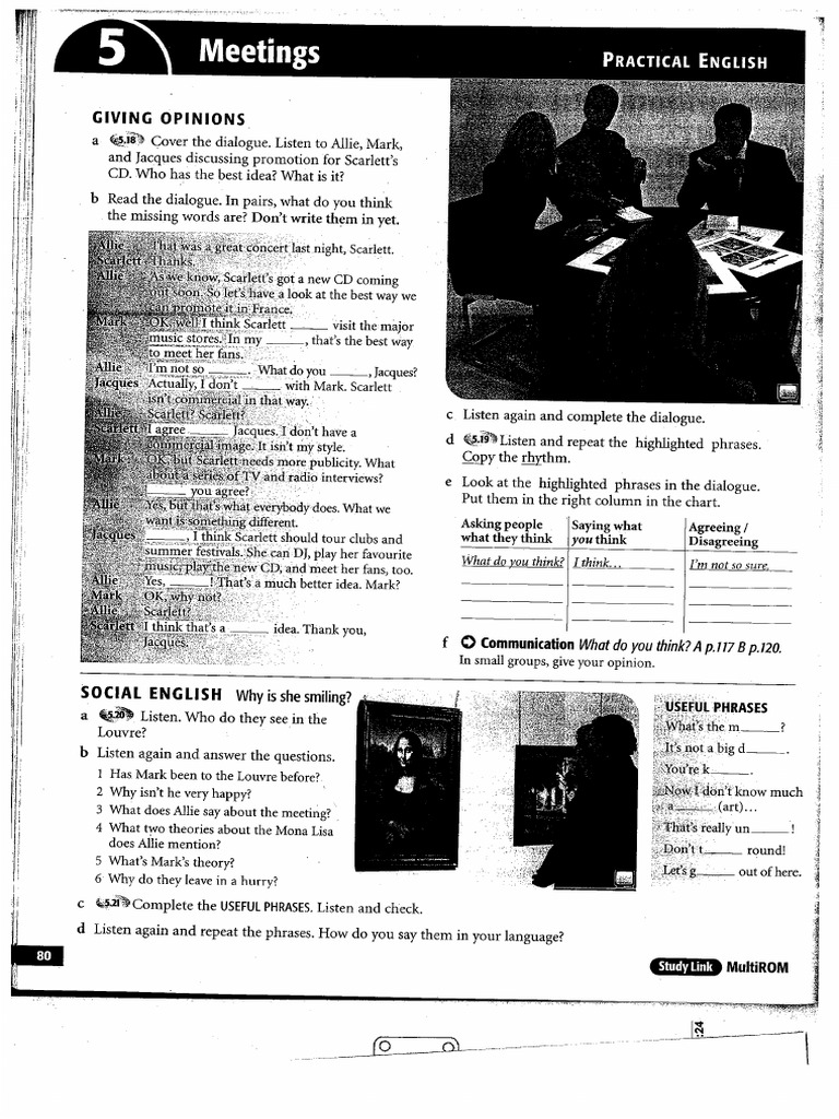 New English File - Intermediate Student Book - Dodatni Listi | PDF