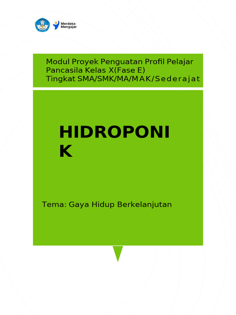 Contoh Modul P5 SMA SMK Fase E Tema Bere | PDF