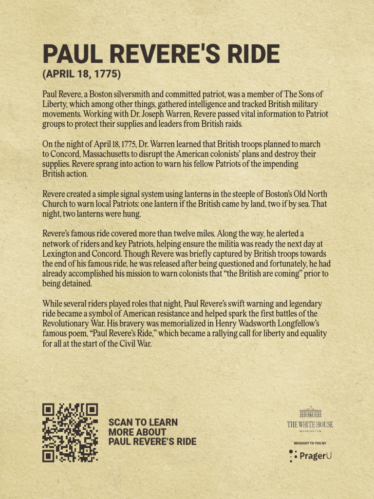 70 Paul Revere's Ride VoicesOfLiberty BioCard Downloadable | PDF