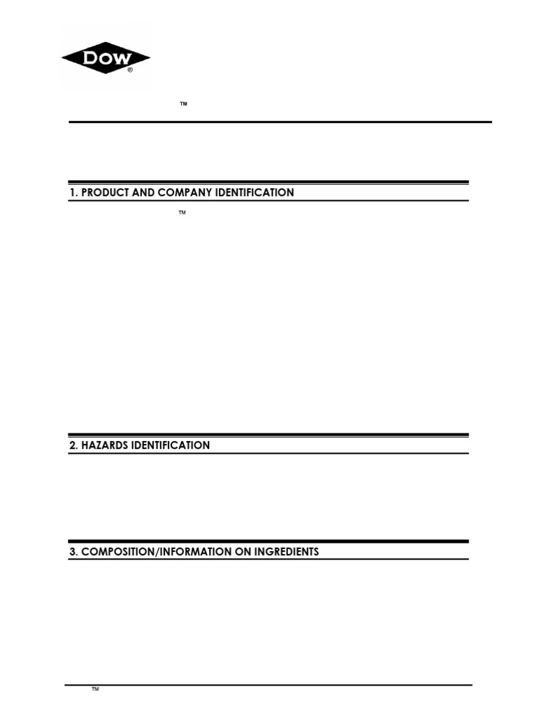Paraloid EXL-5136 Safety Data Sheet | PDF | Toxicity | Safety