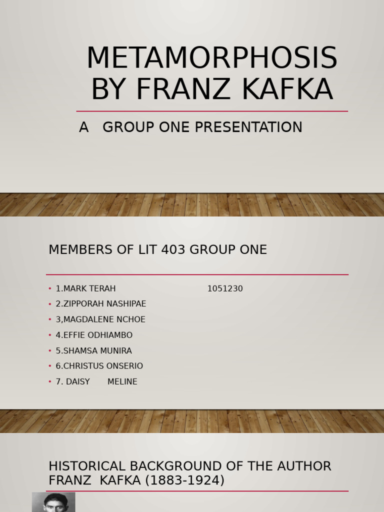 Kafka's Metamorphosis: Themes & Analysis | PDF | The Metamorphosis ...