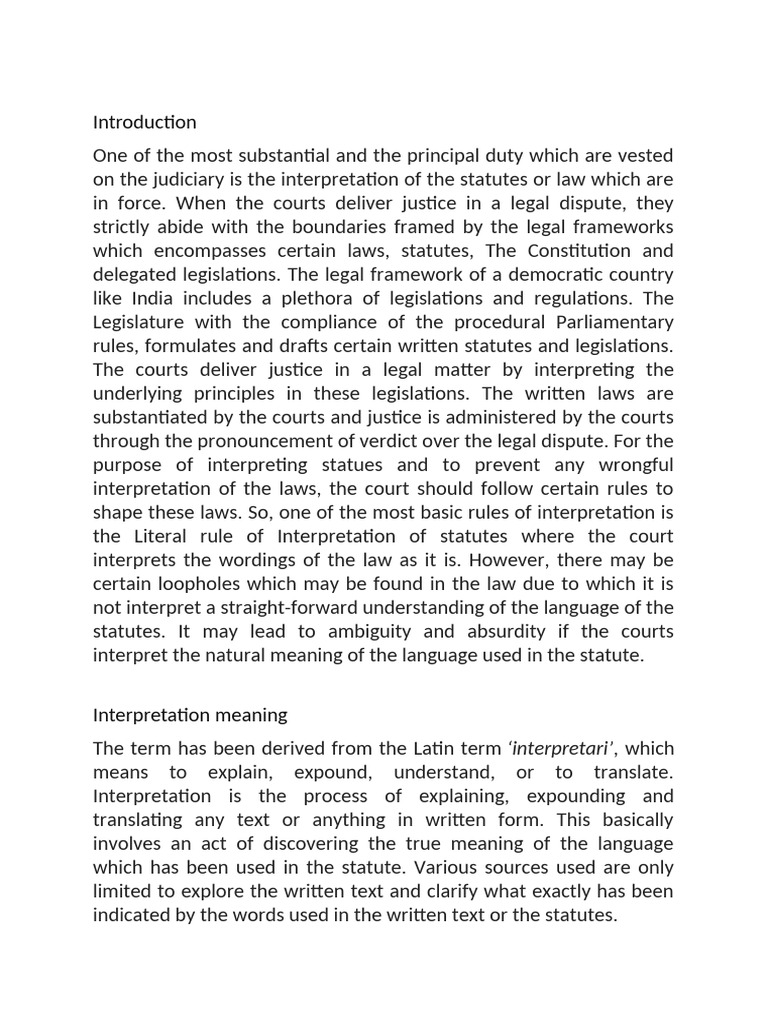 Interpretari' | PDF | Common Law | Justice