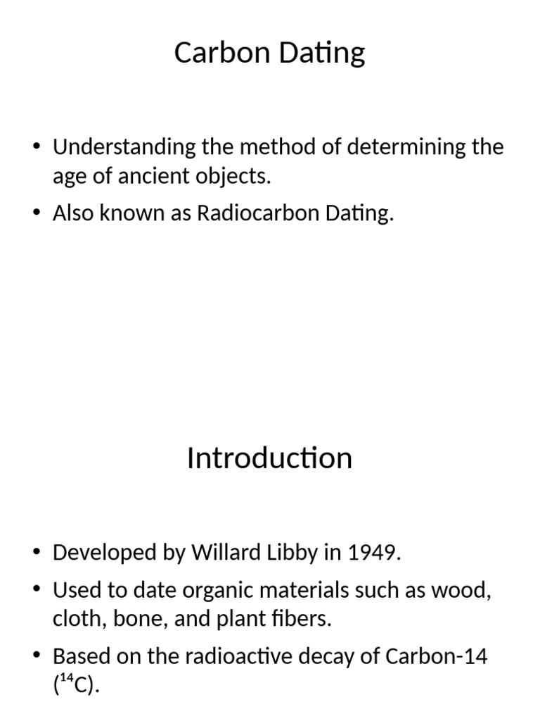 Understanding Carbon Dating Methods | PDF