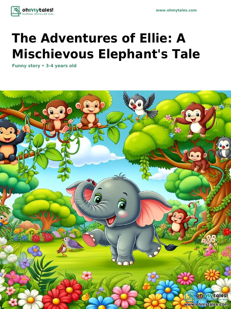 The Adventures of Ellie A Mischievous Elephants Tale | PDF