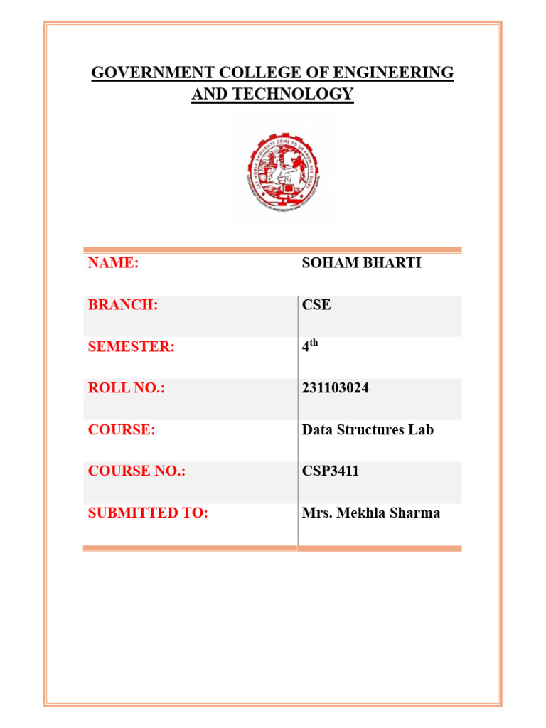 Soham_24DSA | PDF | Algorithms | Computer Programming