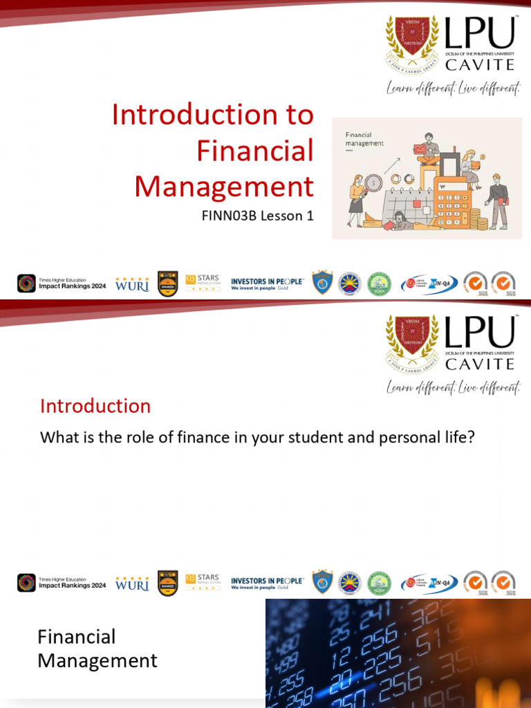 Introduction to Financial Management Basics | PDF | Business | Corporations