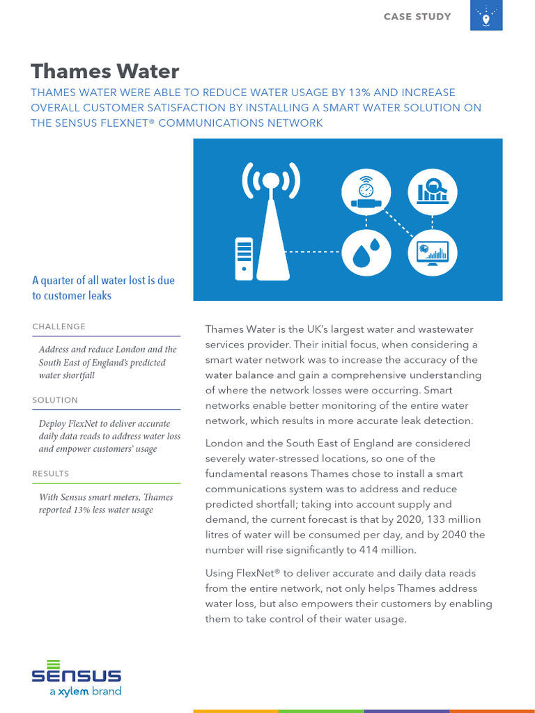 Thames Water Case Study | PDF | Economies