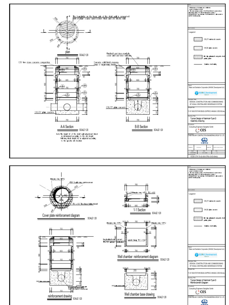 Kcss CTR Ts 02 000 Stru Ovd 004 006 (A) Typical Manhole D | PDF ...