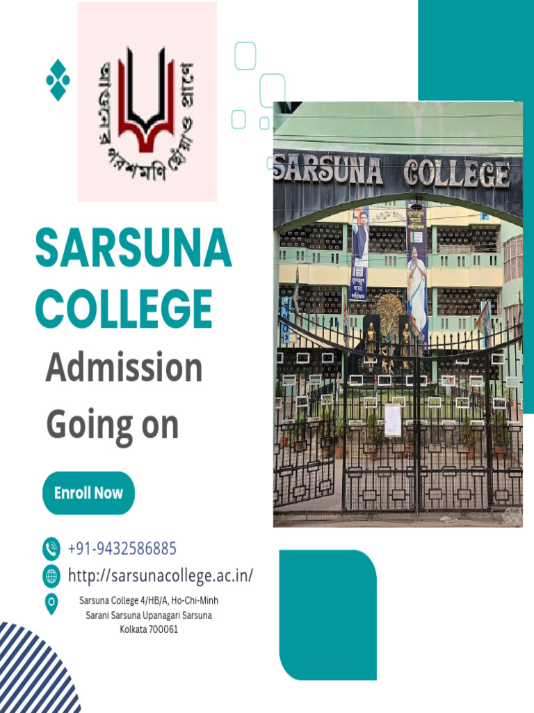 Sarsuna College Admission Details | PDF
