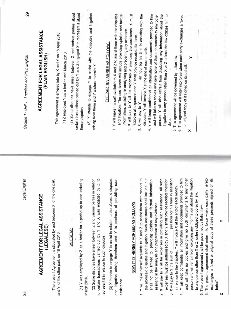 Lesson - Legal Vs Plain English - Annex | PDF