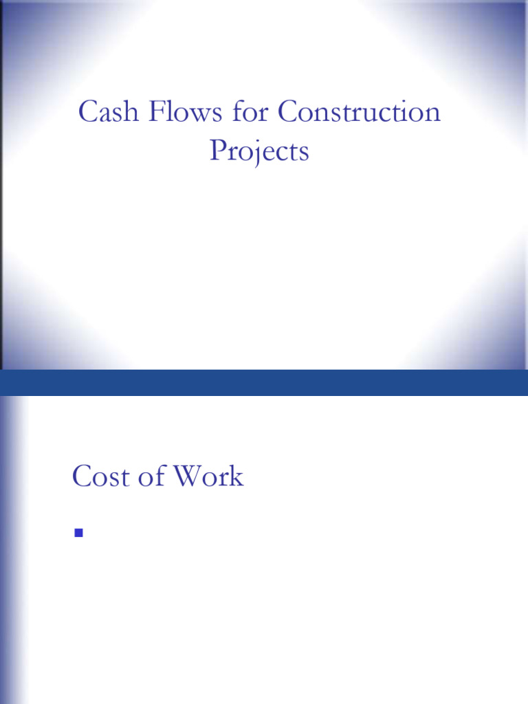 Construction Project Cash Flow Management | PDF | Construction ...