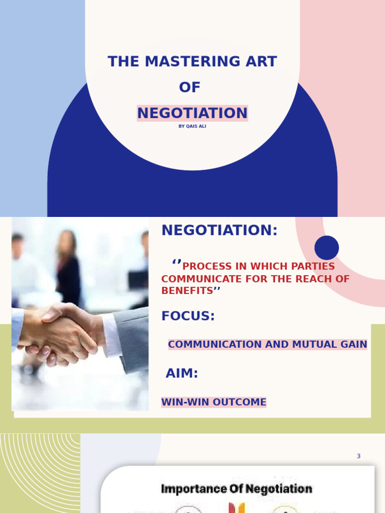 Mastering Negotiation Skills Guide | PDF
