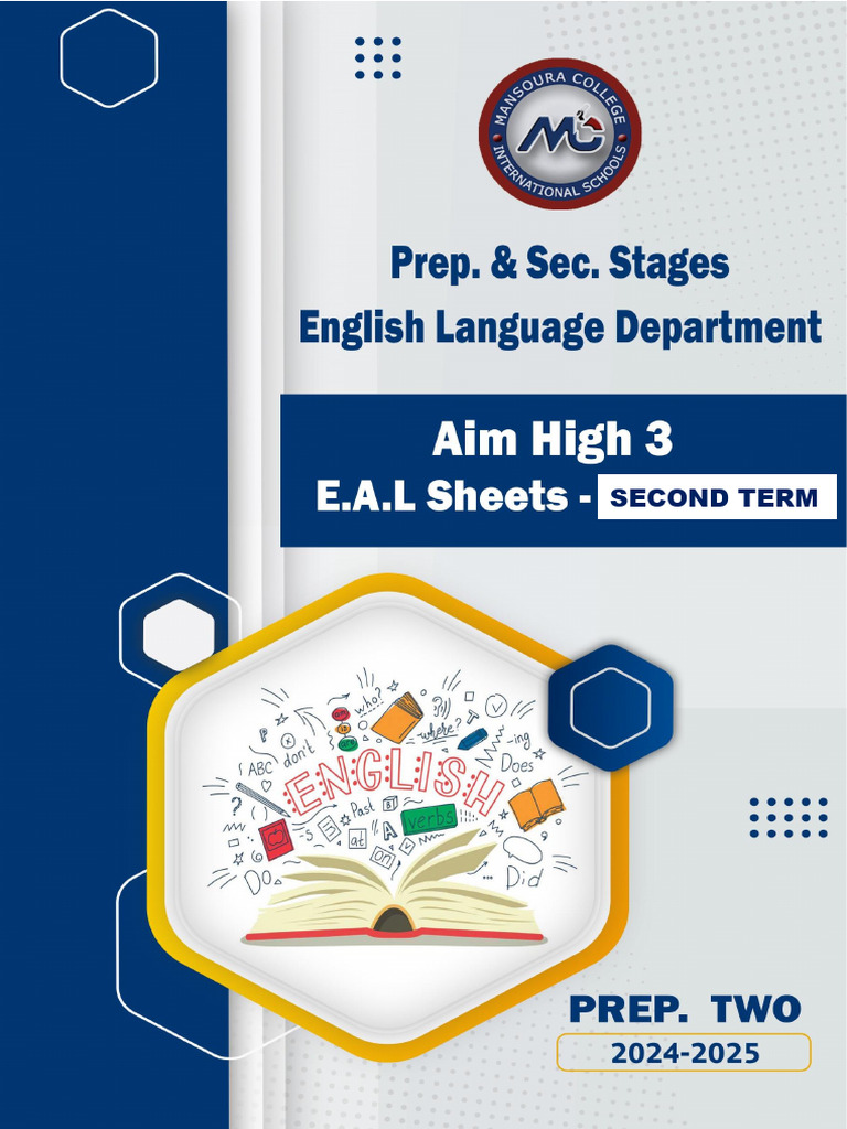 Prep 2 Aim High 3 2nd Term Sheet 2025 | PDF