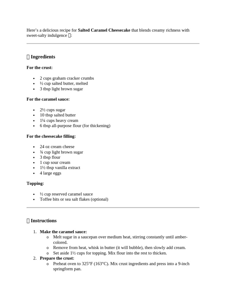 Salt Caramel | PDF