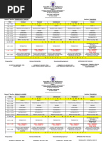 Sample DepEd Class Program Schedule | PDF | Schools | Educational ...
