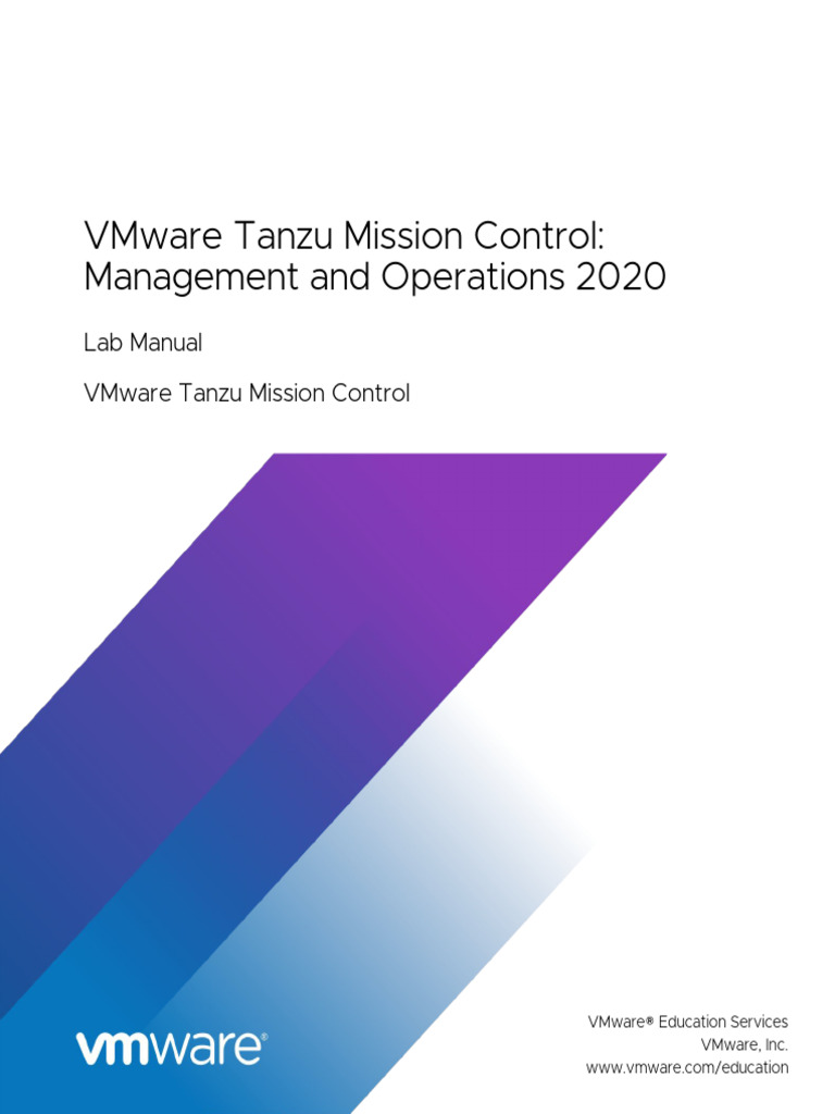 Tanzu Mission Control Lab Manual | PDF | Command Line Interface | Login