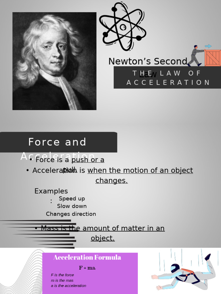 Newtons Second Law | PDF