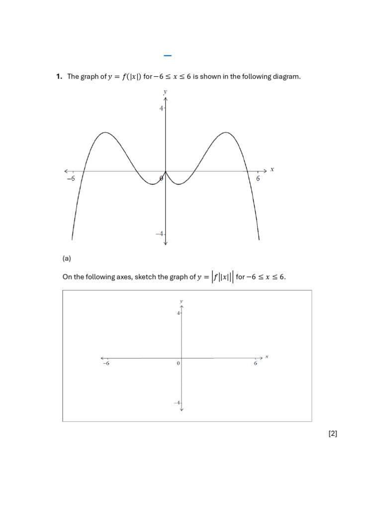 HL Math Practice Questions P1 | PDF