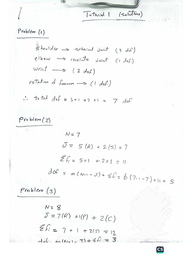 TUT 1 Solutions | PDF