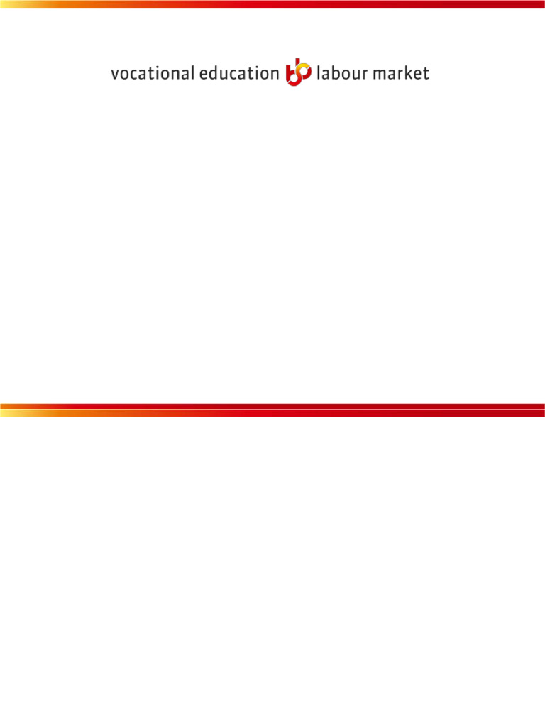 Dutch VET System: Education & Labour Insights | PDF | Vocational Education