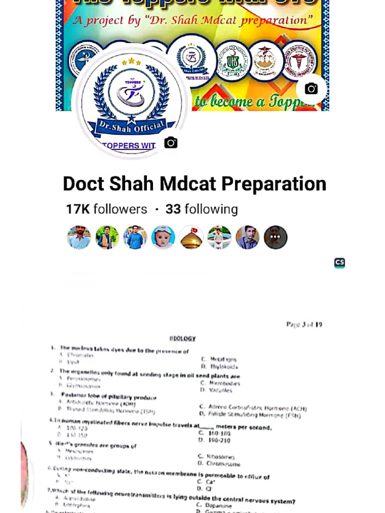 Kmu Mdcat 2024 - The Toppers With Sts | PDF