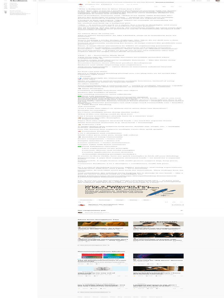 "Why A Ballpoint Pen Is More Than Just A Pen" - by Songphon Tho ...