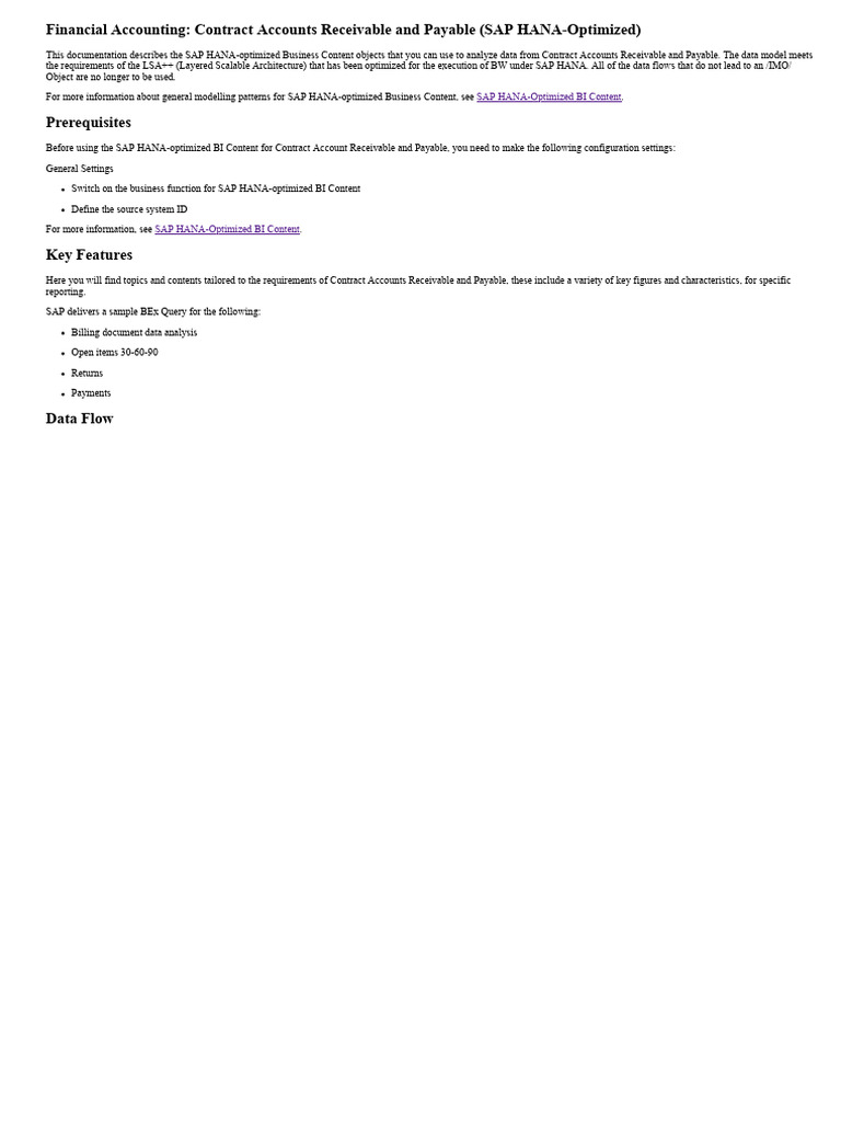 Financial Accounting - Contract Accounts Receivable and Payable (SAP ...