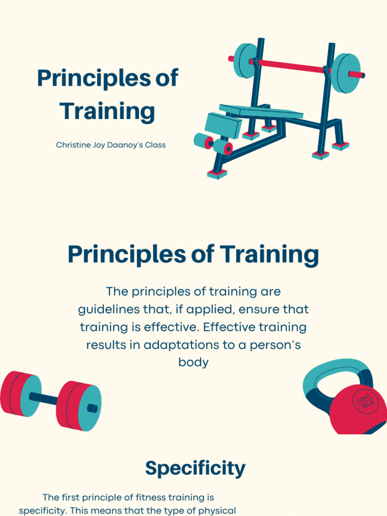 Key Principles of Effective Training | PDF | Physical Fitness ...