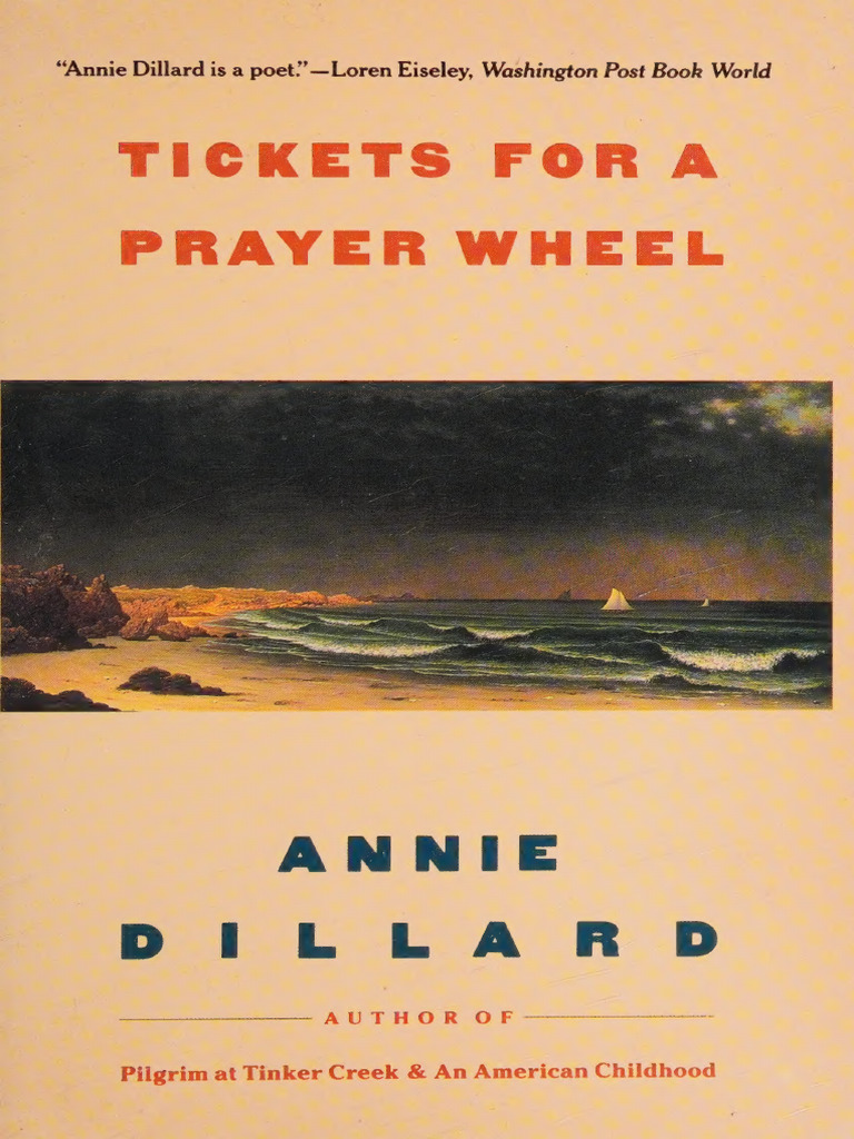 Annie Diilllar D: "Annie Dillard Is A Poet:'-Loren Eiseley, Washington ...