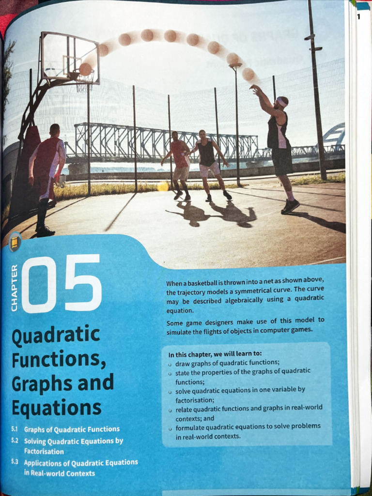 Chapter5-Quadratic Functions, Graphs, and Equations (Gr8) | PDF
