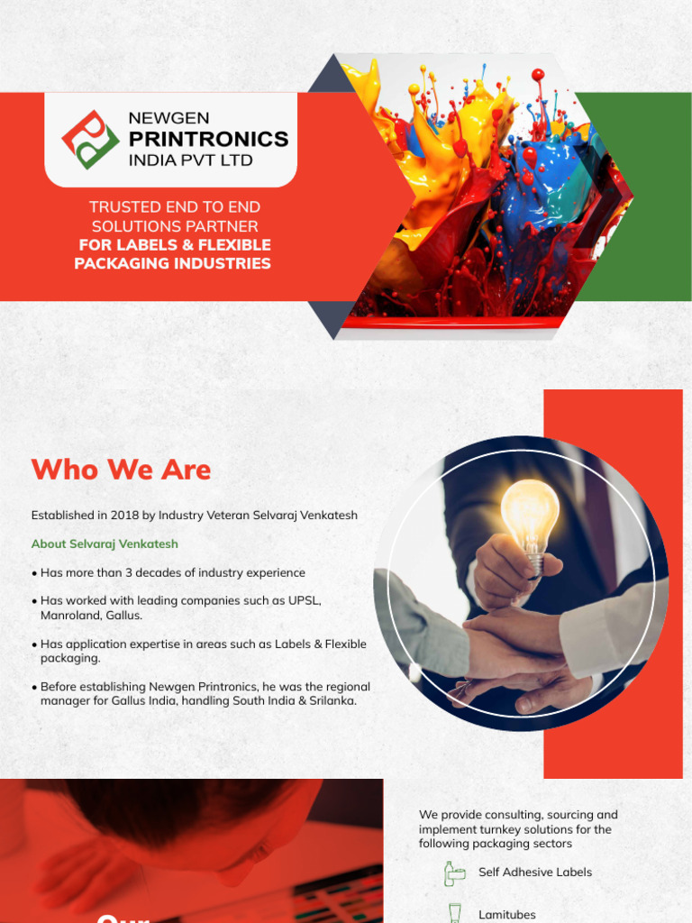 Trusted Solutions for Labels & Packaging | PDF | Printing | Production ...